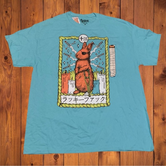 Hot Topic | Shirts | Spencers Superstitious Funny Lucky Rabbit Shirt 6 ...